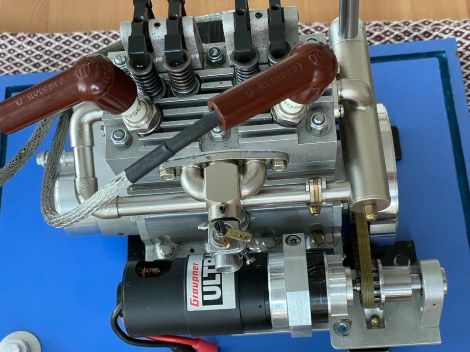 Machinist Made 50cc 2-cylinder Water Cooled RC Marine Engine | eBay
