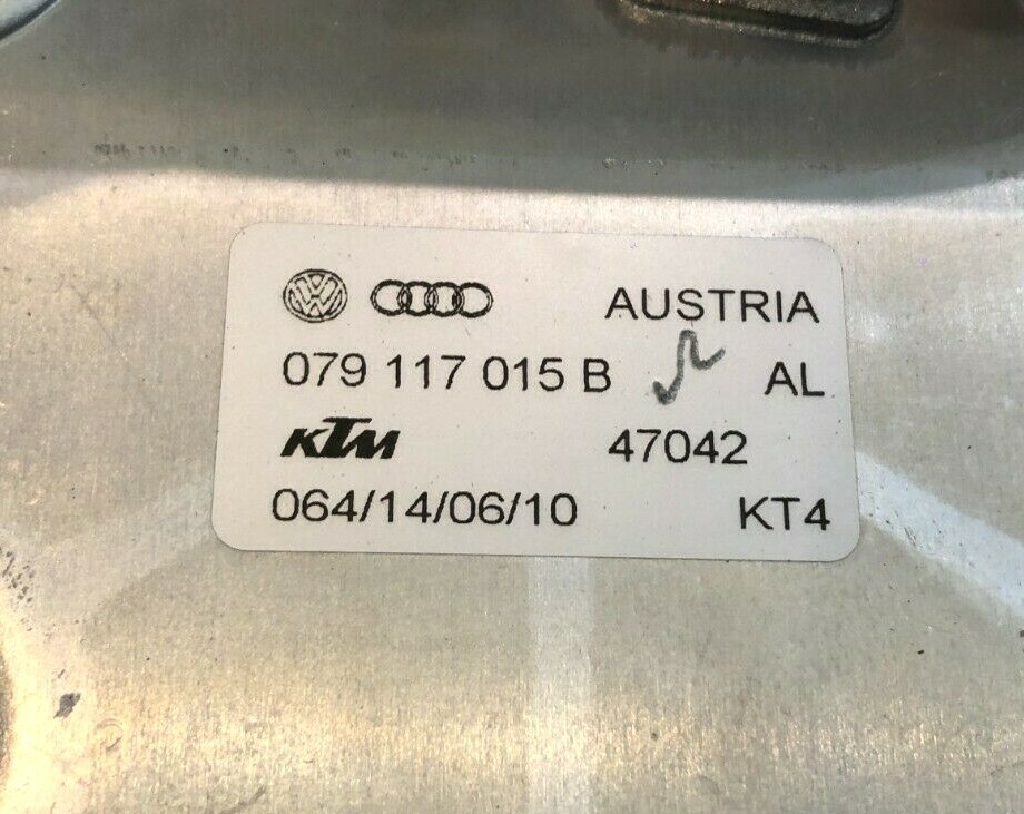 BRAND NEW 2007-2010 AUDI A8 QUATTRO ENGINE OIL COOLER, 079117015B ...