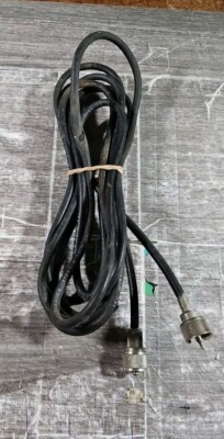 11 FT 3/8" WIRE ANTENNA CABLE WITH MALE/MALE ENDS | eBay