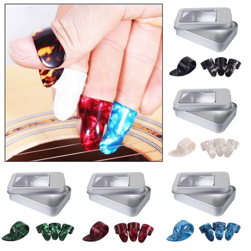 Doigt M??diators Guitare Plectre 4pcs / Ensemble Accessoires Basse ...