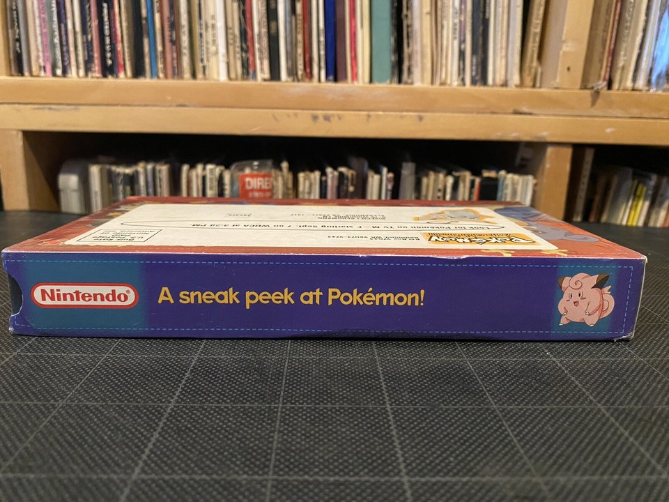 POKEMON ToysRUs 1998 Promo VHS Tape SEALED/BRAND NEW w/ Pokemon ...