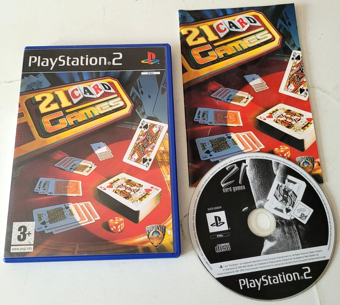21 jeux de cartes PlayStation 2 PAL - Prix - Photo - Présentation