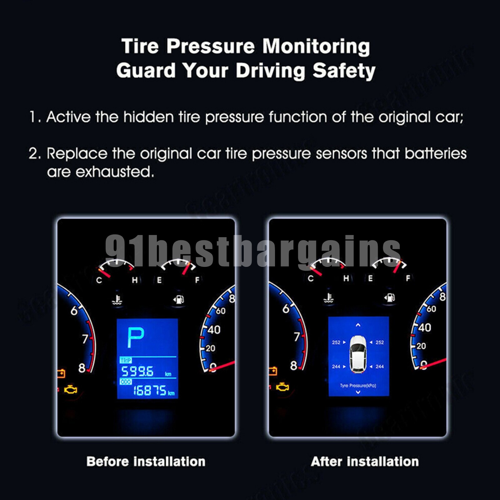 Set(4) Tire Pressure Sensor TPMS For Nissan 350Z Infiniti FX35 FX45 ...