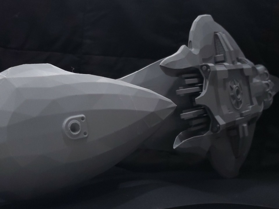 CAS-Class Assault Carrier Covenant 24" Model Custom Fleet Battles Ship ...