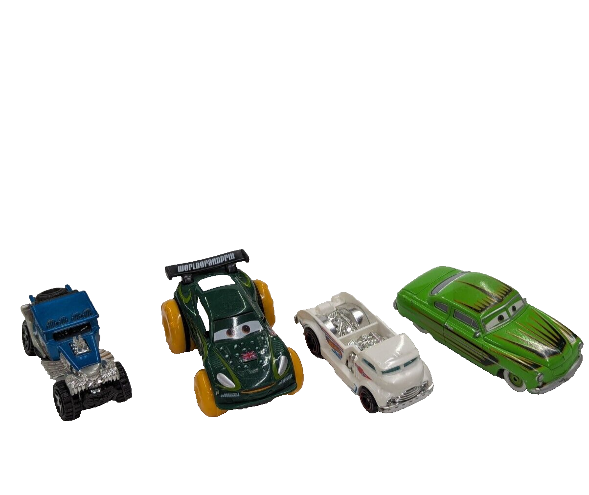 Mattel Disney/Pixar Hot Rod Lot of 4 Cars Edwin Kranks Mig Rig Baja ...