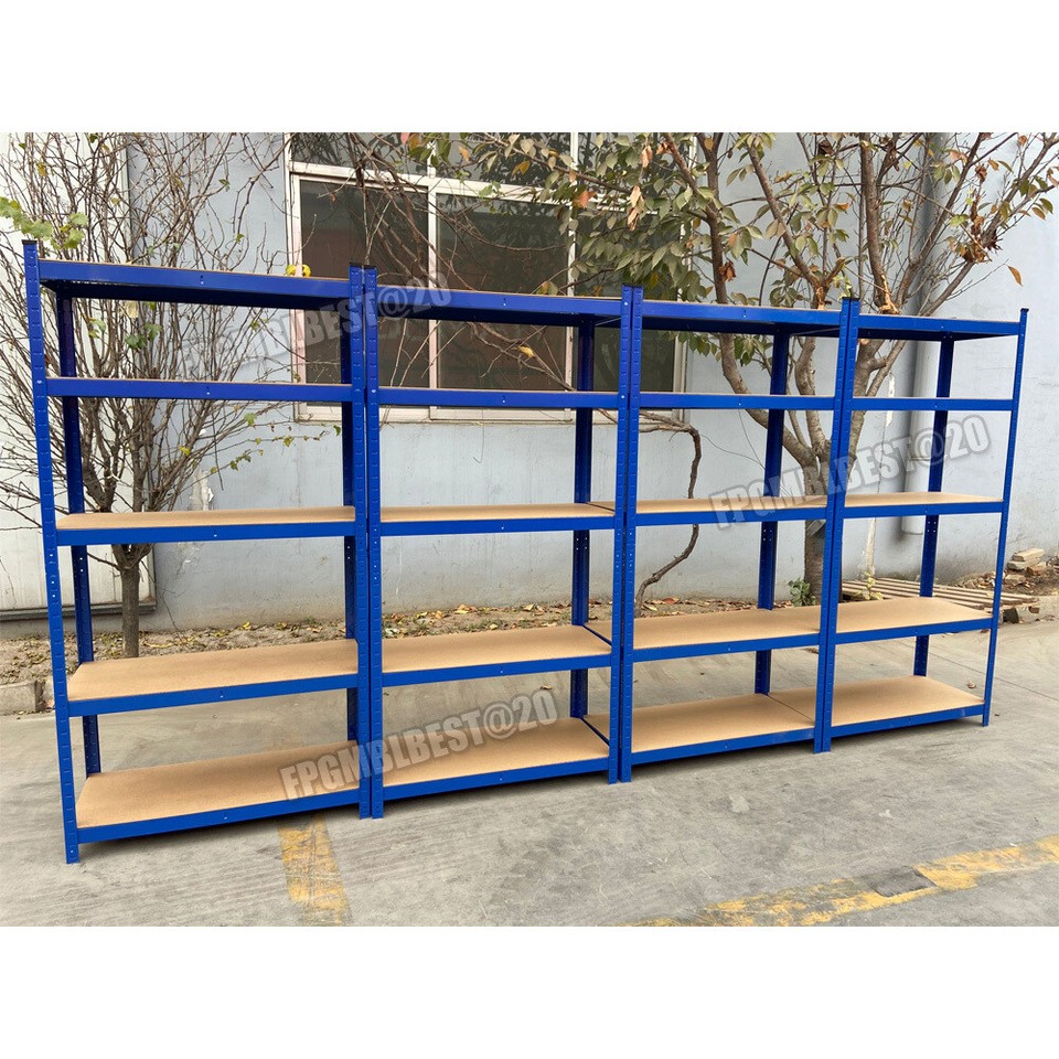 150CM Heavy Duty Metal Shelves Racking 750KG Capacity Storage Shelf ...