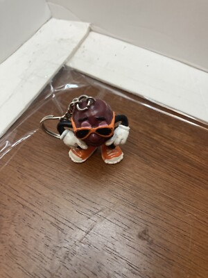 1987 California Raisin Keychain Sunglasses Orange Shoes PVC 2" Figure ...