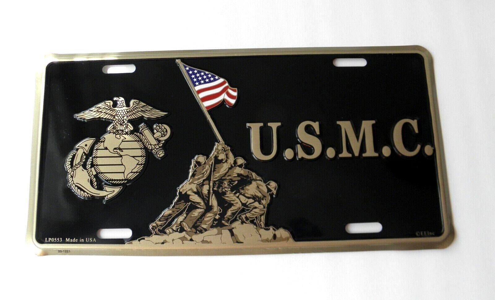 Marine Corps Marines Iwo Jima Veteran Auto License Plate 6 x 12 Metal ...