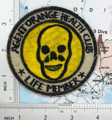 patch , agent orange health club , skull patch , life member , patch ...