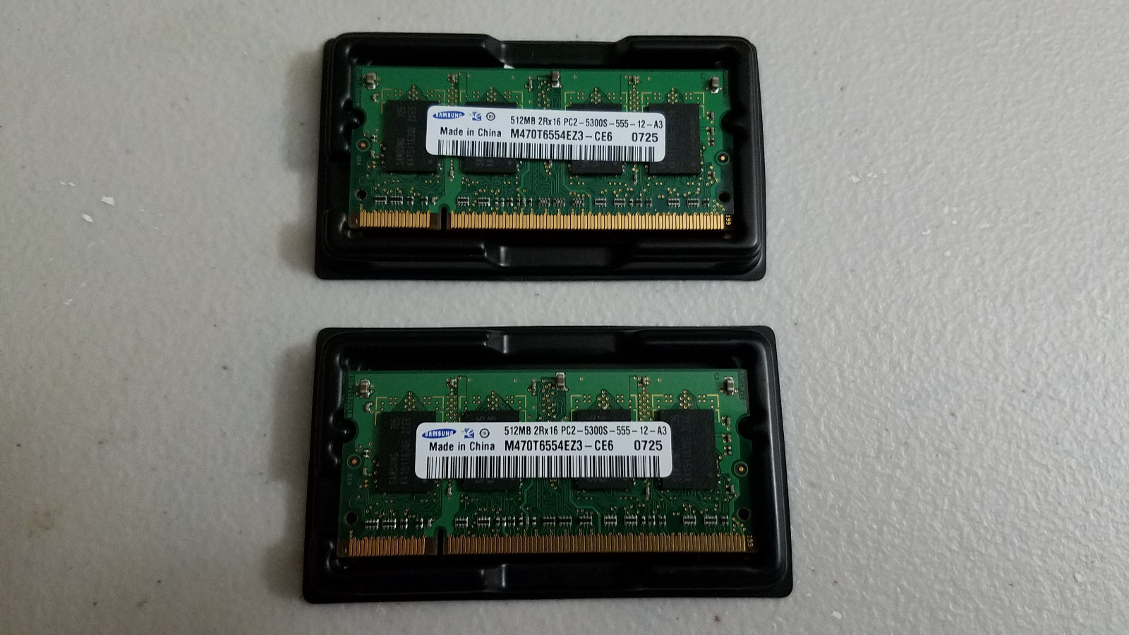 Samsung (M470T6554EZ3-CE6) 512MB PC2-5300S-555-12-A3 DDR2-667 200-PIN ...