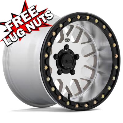15 inch 15x6 KMC KS235 GRENADE BEADLOCK MACHINED wheels rims 5x4.5 ...