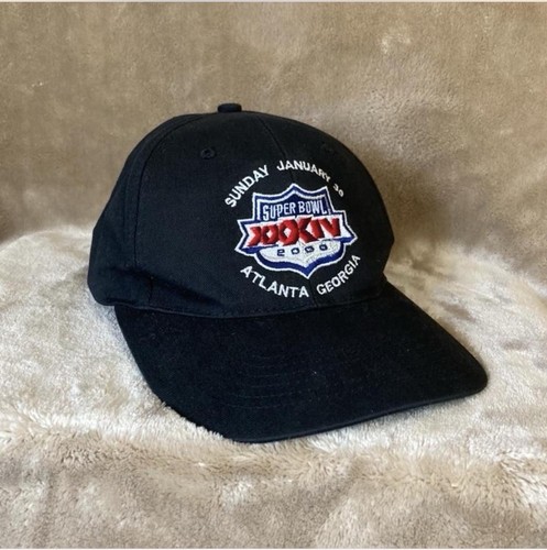 Vtg NFL SUPER BOWL XXXIV 34 Hat Black Atlanta Georgia 2000 Snapback ...