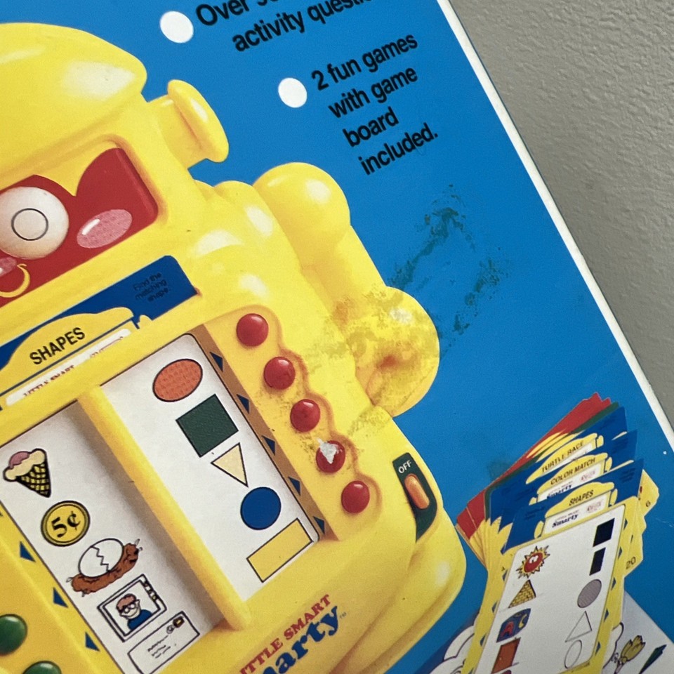 Vintage 90s Vtech Electronic Talking Little Smart Smarty Robot Activity ...