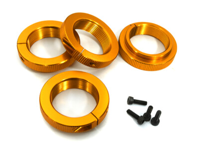 Clamp Type Spring Adjustment Collars for Traxxas X-Maxx 4X4 - Orange | eBay