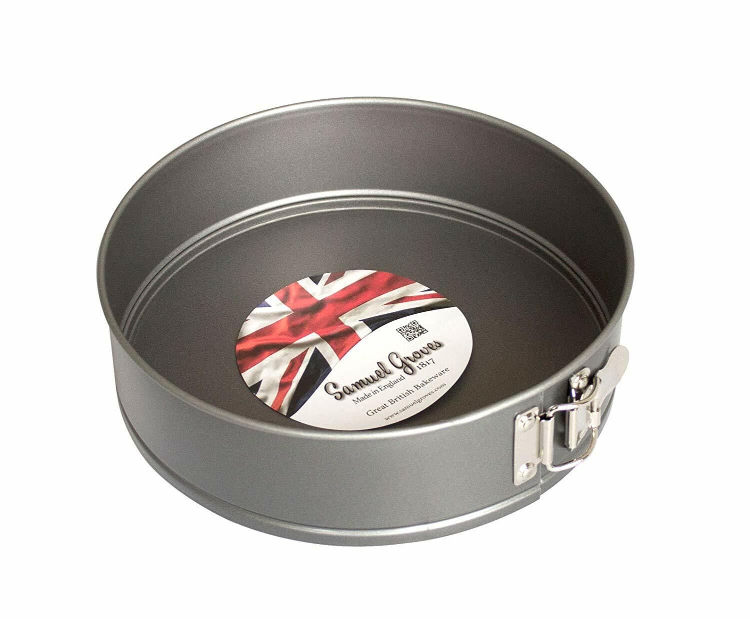 7.5" 19cm Springform Victoria Sponge Cake Tin Non Stick Baking Dish ...