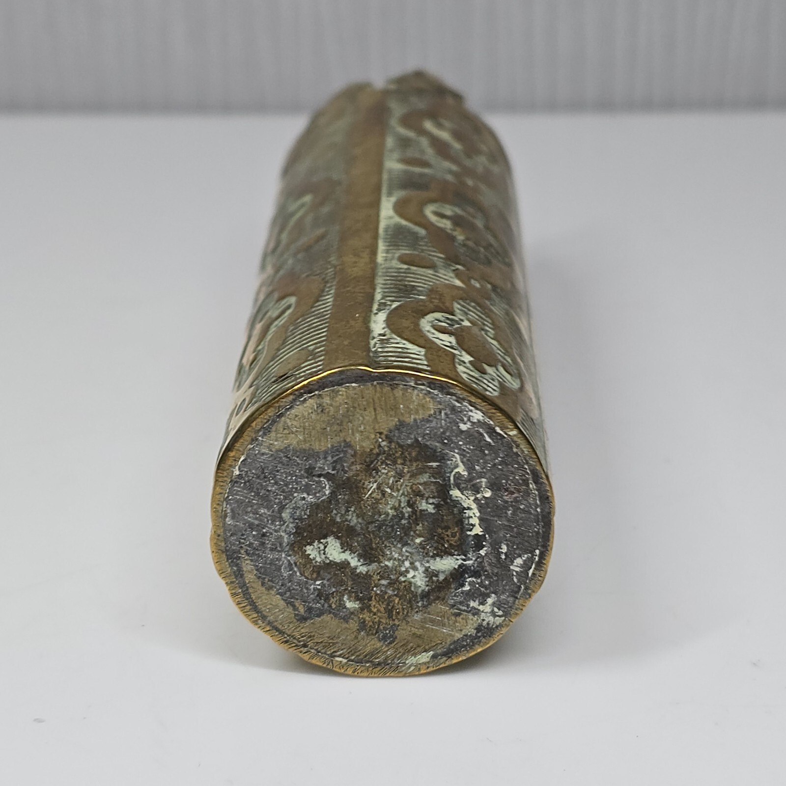 TRENCH ART Brass Shell Casing WW1 WW2 Artillery Army | eBay