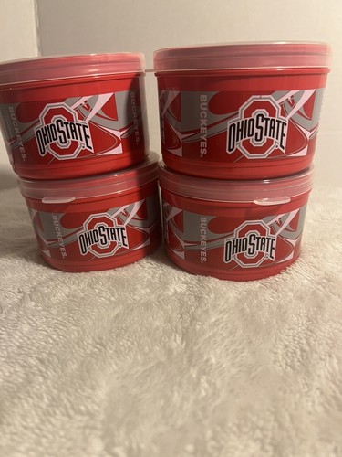 OSU The Ohio State Plastic Bowl’s With Vented Lid,s, Storage Container ...