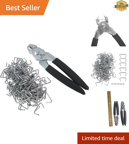 Professional Hog Ring Pliers & 150 Galvanized Rings - Ultimate ...