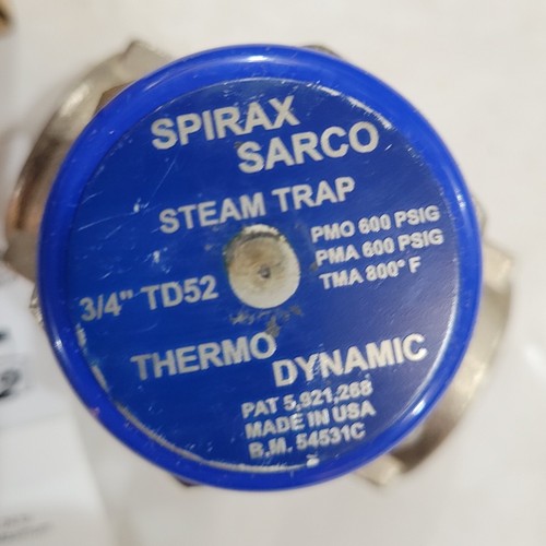 Spirax Sarco 54531C Steam Trap 3/4" TD52 Thermo Dynamic Cool Blue ...