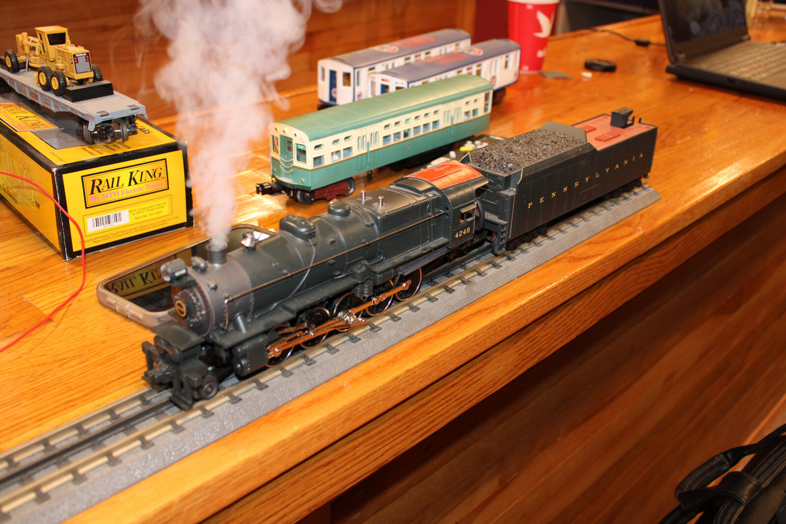 MTH O Scale Railking Pennsylvania 2-10-0 decapod Steam Engine PS.2 30 ...
