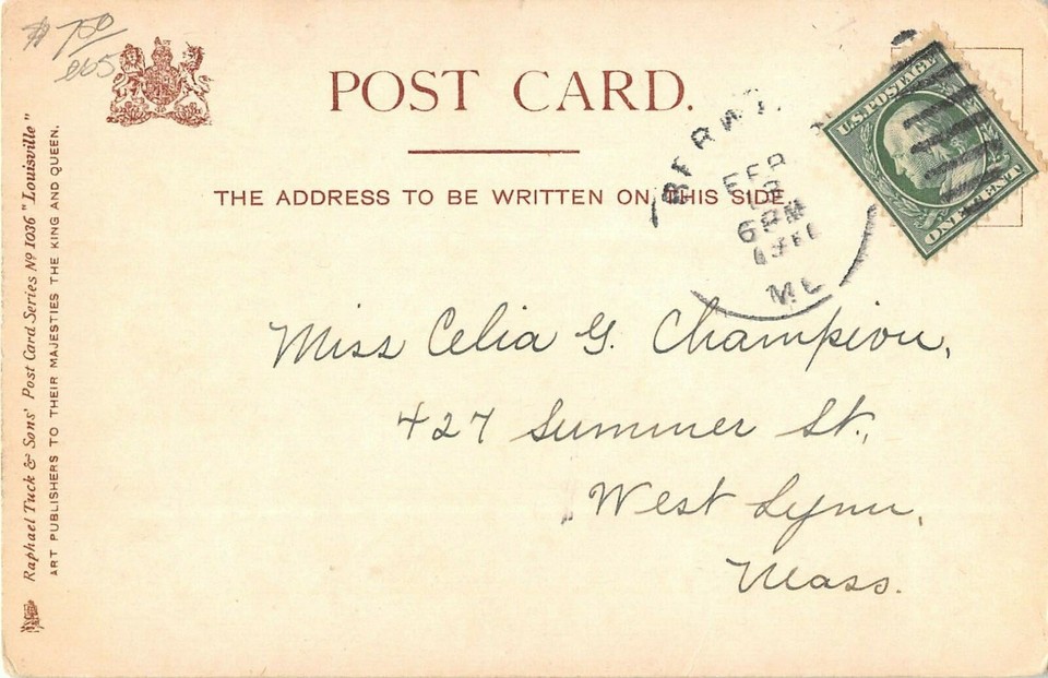 c.1905 Confederate Monument Louisville KY post card Civil War Tuck | eBay