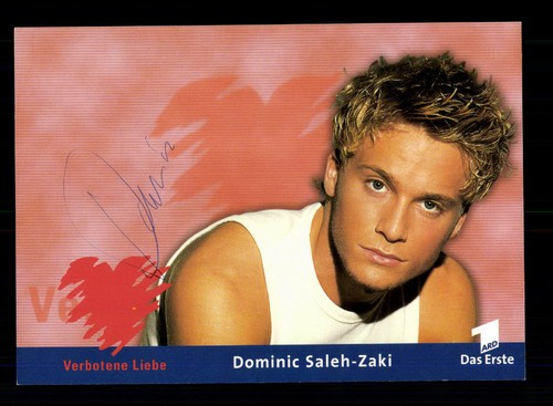 Dominic Saleh Zaki Verbotene Liebe Autogrammkarte Original Signiert ...
