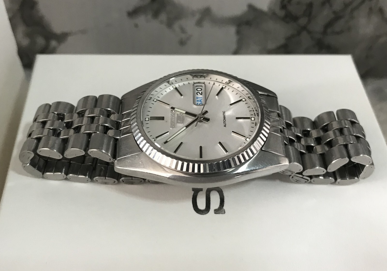 Seiko 5 Sports Silver Men's Watch - SNXJ89 for sale online | eBay