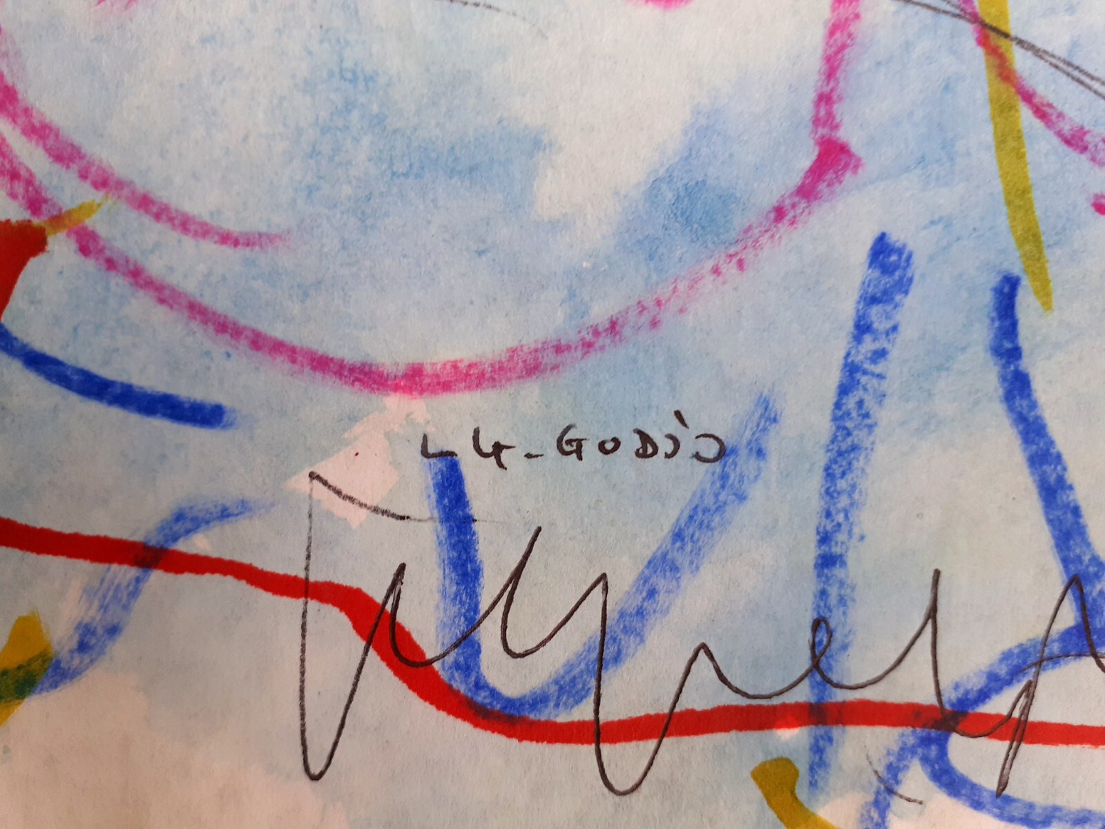 Dessin Signé-Jean Louis Godjo-Technique Mixte Sur Papier-Figuration ...