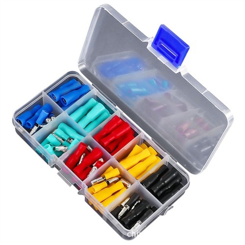 100PCS Insulated Bullet Terminals Waterproof Electrical Connectors | eBay