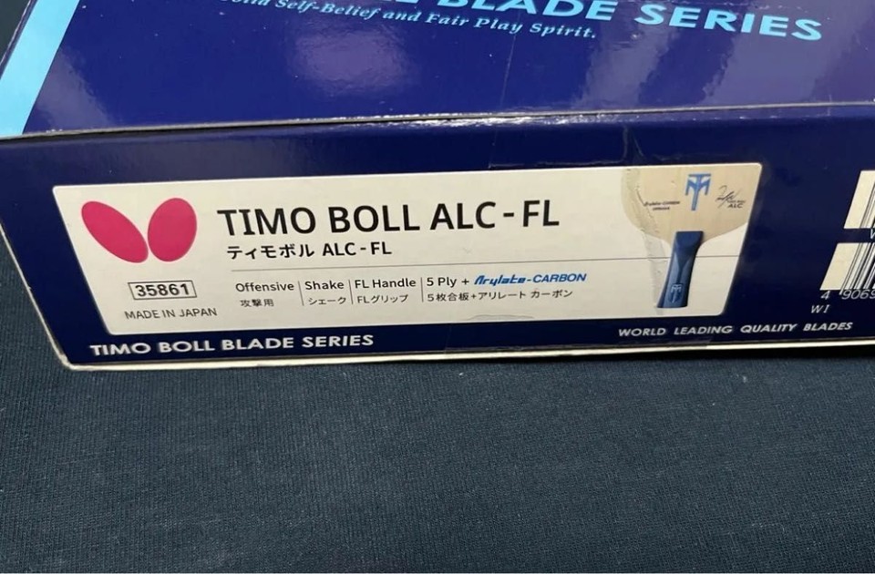 Butterfly Timo Boll ALC FL 35861 Table Tennis Racket Blade Paddle | eBay