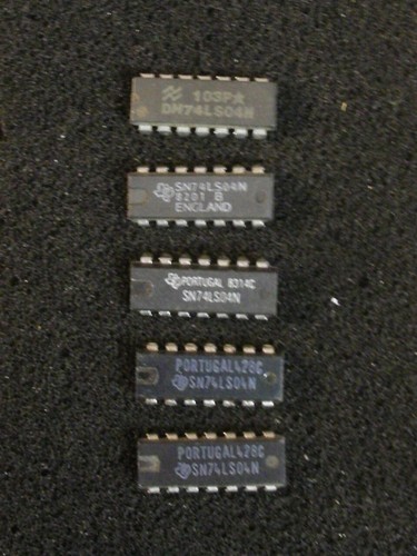 5 circuits intégrés pour flipper et borne arcade, série SN 7404 | eBay
