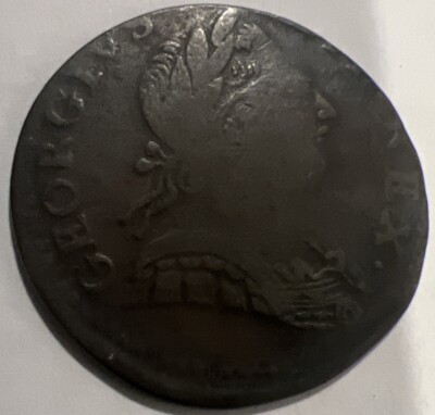 1775 Great Britain 1/2 Penny Nice Original Coin KM#601 - VF | eBay