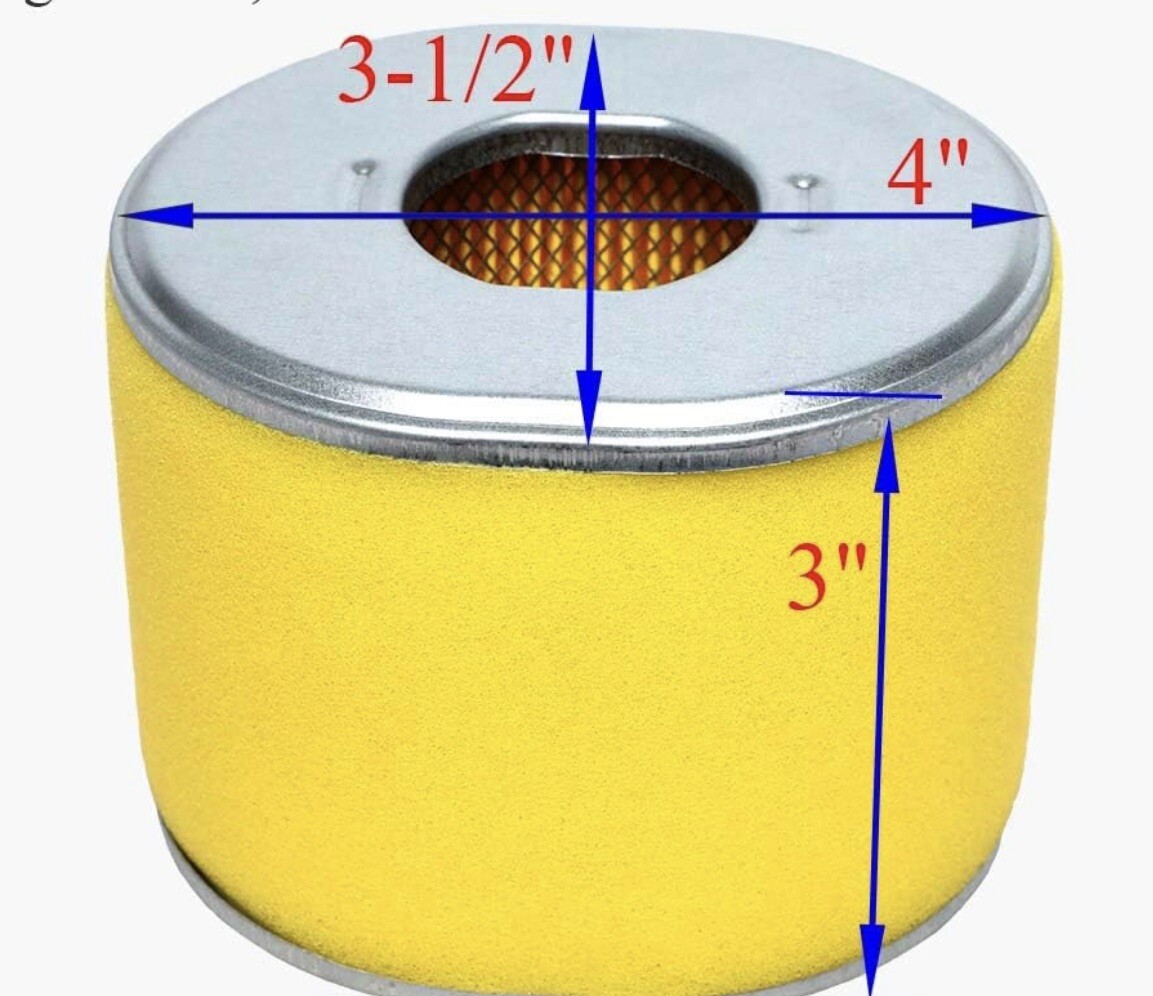 2PCS Air Filter For 17210-ZE2-515 GX240 GX270 173F 177F Washer ...