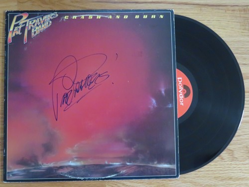 PAT TRAVERS BAND signed CRASH and BURN 1980 Record COA | eBay