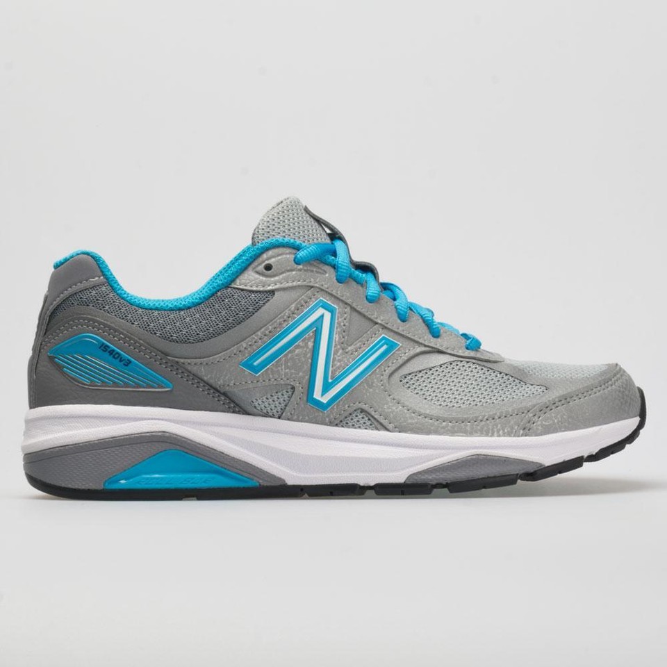 New Balance Womens 9 B 1540v3 Grey/Blue Running Shoes Cross Trainer ...