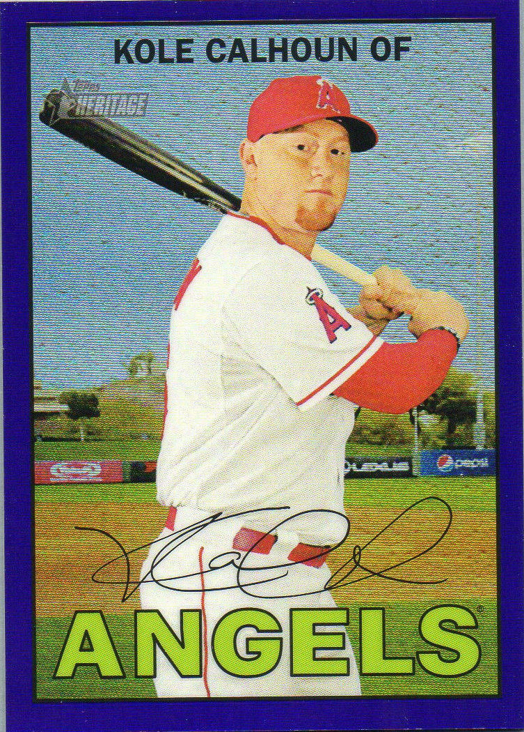2016 Topps Heritage #40 Kyle Calhoun Purple Refractor | eBay