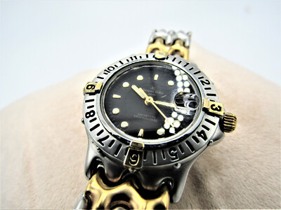 Vintage Rare Jacques Edho JE 21647E 100 Professional Ladies Swiss Dive ...