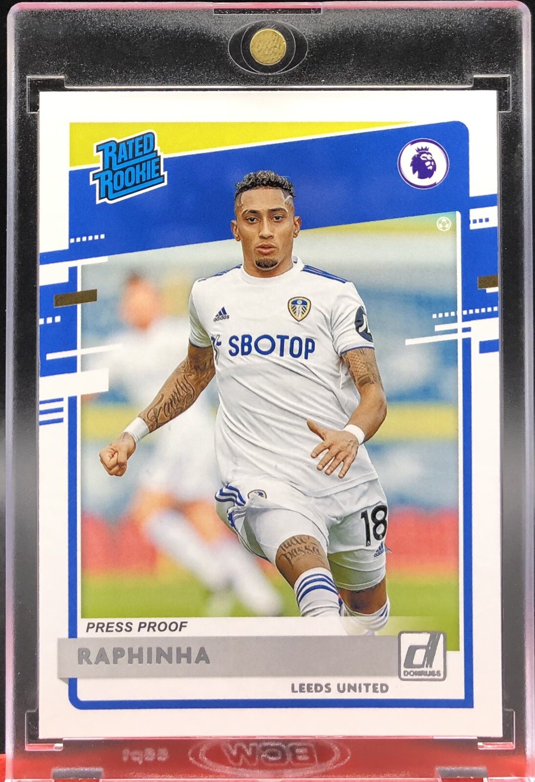 RAPHINHA 2020-21 Panini Chronicles Donruss Rated Rookie SILVER PRESS ...