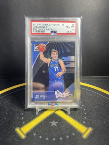 2018 Panini Donruss Optic Luka Doncic The Rookies-Holo PSA 10 Rookie ...