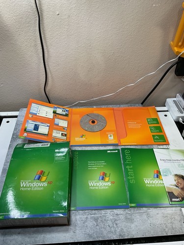 Microsoft Windows XP Home Edition - Upgrade Retail With Product Key Big ...