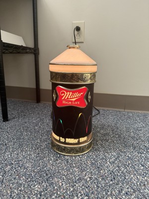 Vintage MILLER HIGH LIFE Bouncing Ball Rotating MOTION Bar Light Sign ...
