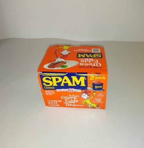 Spam Classic Green Eggs And Ham SPAM LIMITED EDITION (Two 12oz Cans) (6 ...