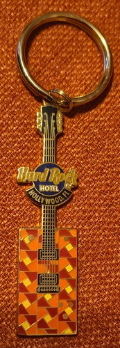 Hard Rock Cafe Keychain Metal Hollywood. Fl HR Hotel | eBay