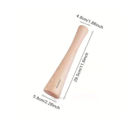 Sauerkraut Pounder, Wood Vegetable Fermentation Tamper, Cabbage ...