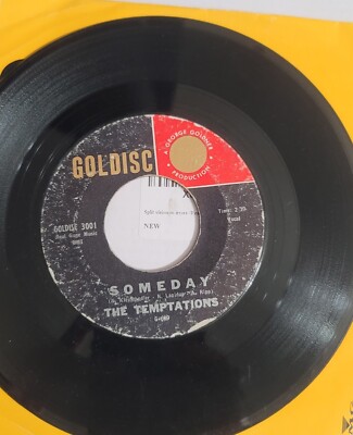 The Temptations - Barbara / Someday VG 45 Record GOLDISC3001 VG | eBay