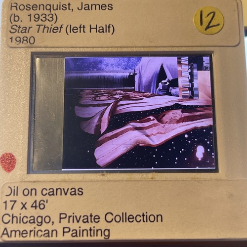 James Rosenquist "Star Thief” Pop Art 35mm Slide | eBay