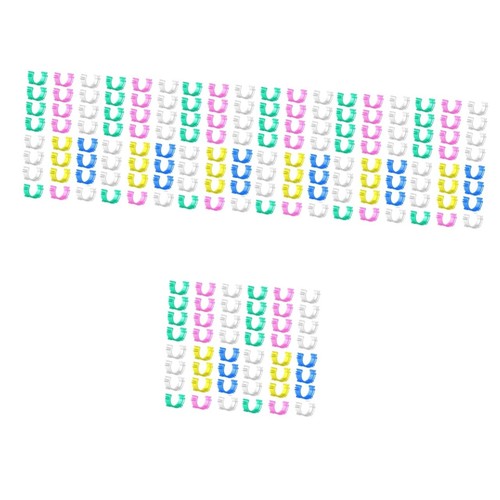 100Pcs Sewing Bobbin Small Clips Thread Holders Core Half Moon Quilting ...