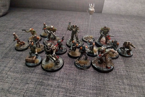 Fallout Wasteland Warfare Miniatures Painted Brotherhood of Steel | eBay
