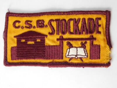 CHRISTIAN SERVICE BRIGADE CSB STOCKADE VINTAGE PATCH BOYS CLUB BADGE | eBay