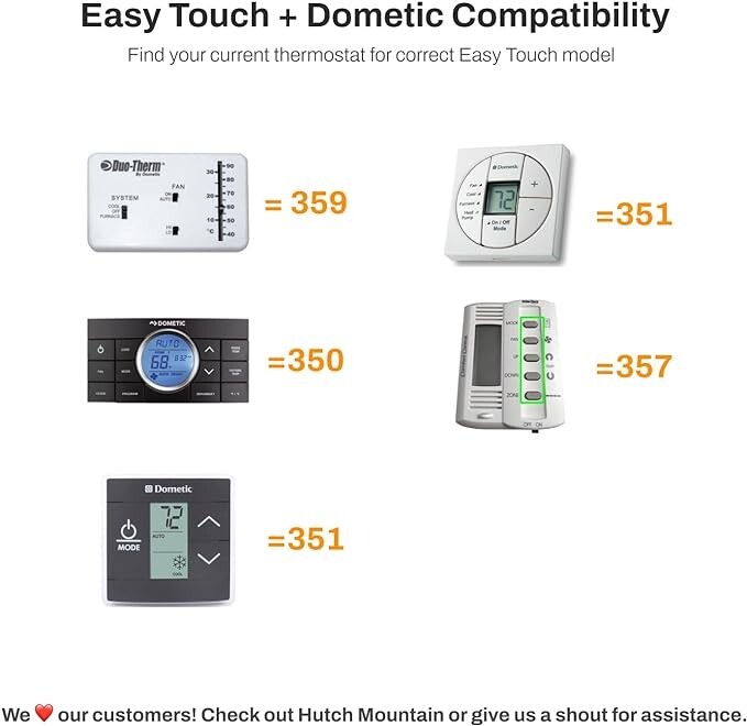 Micro-Air EasyTouch Digital Wifi or Bluetooth RV Thermostat | eBay